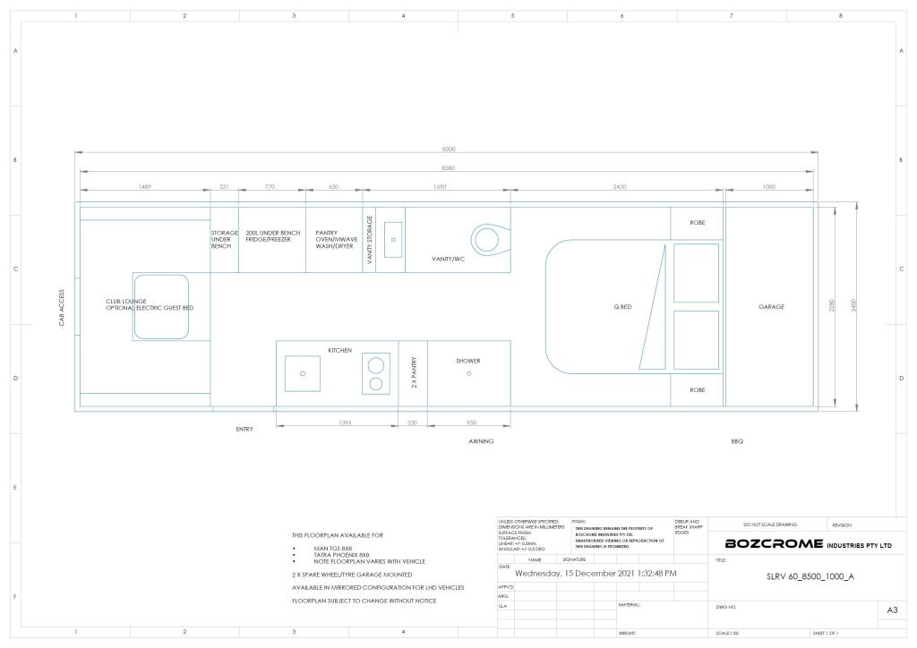 SLRV Commander 8x8 Expedition Vehicle