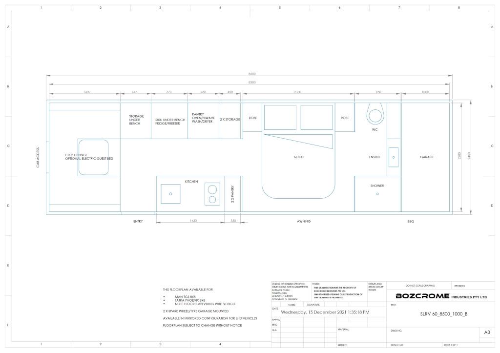 SLRV Commander 8x8 Expedition Vehicle