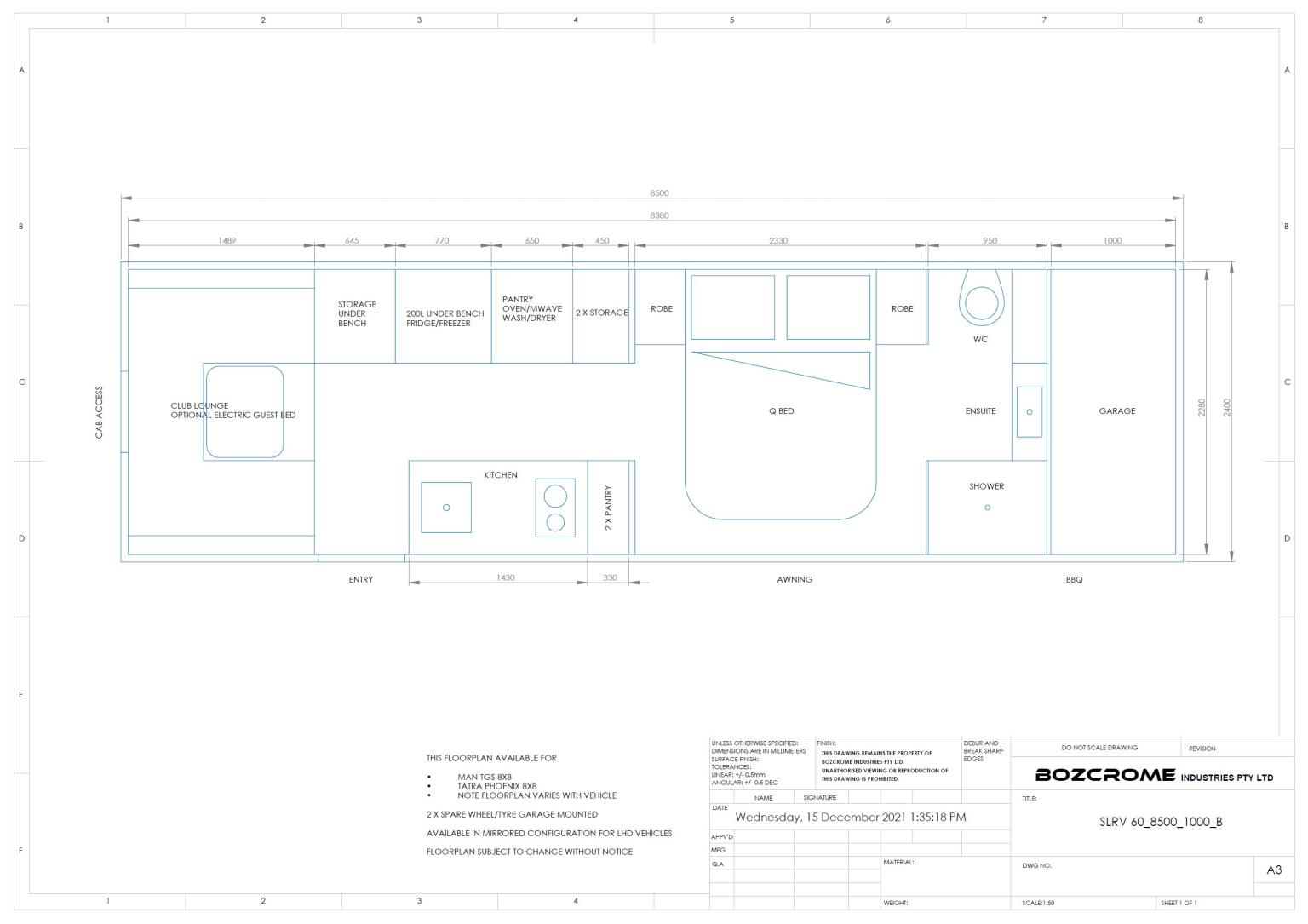 SLRV Commander 8x8 Expedition Vehicle