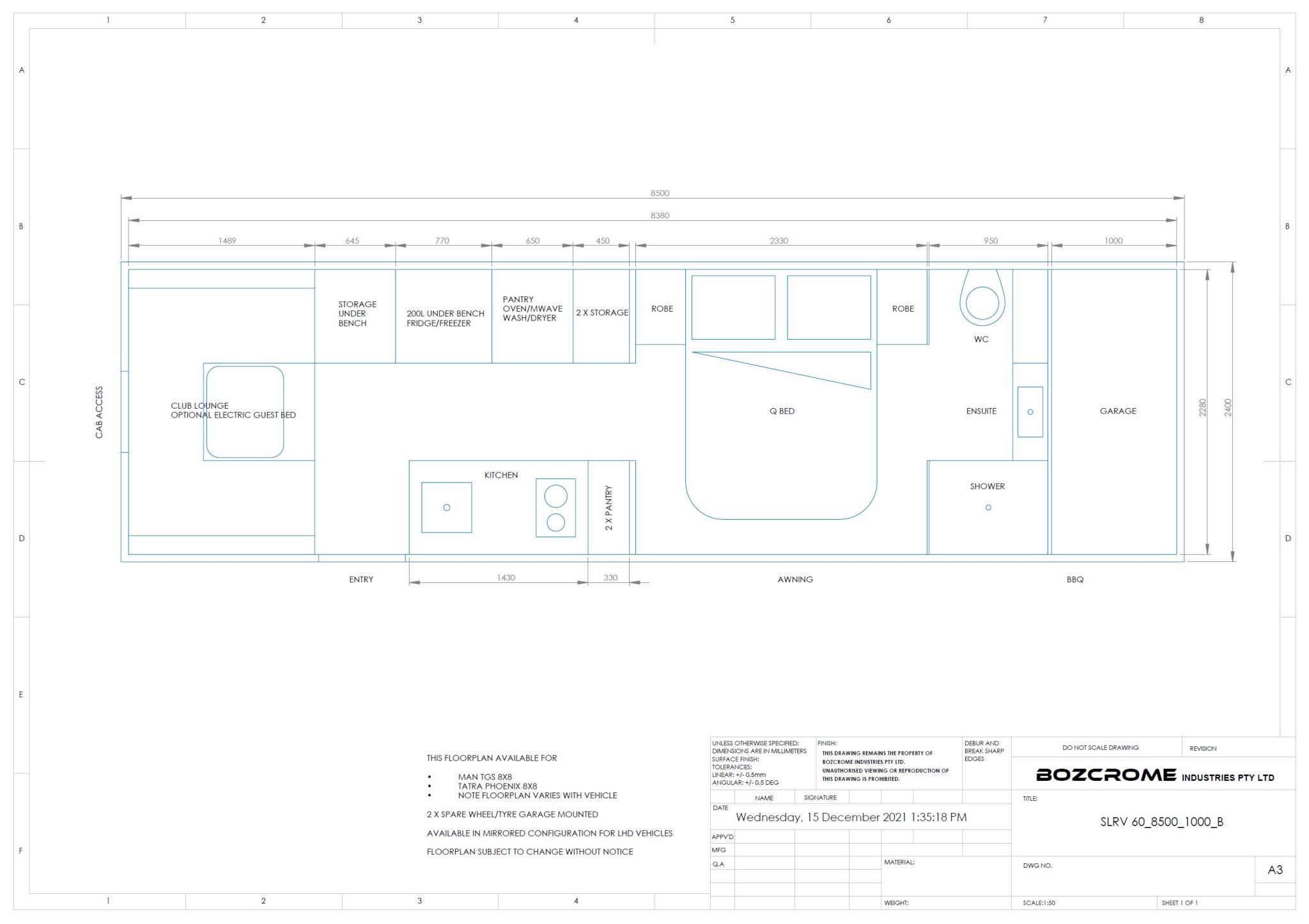 SLRV Commander 8x8 Expedition Vehicle