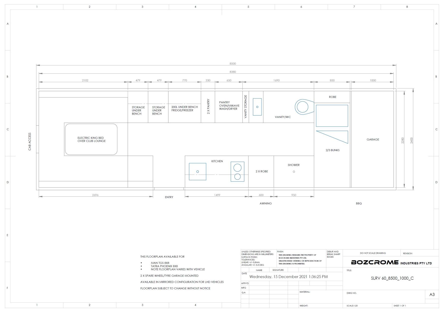 SLRV Commander 8x8 Expedition Vehicle
